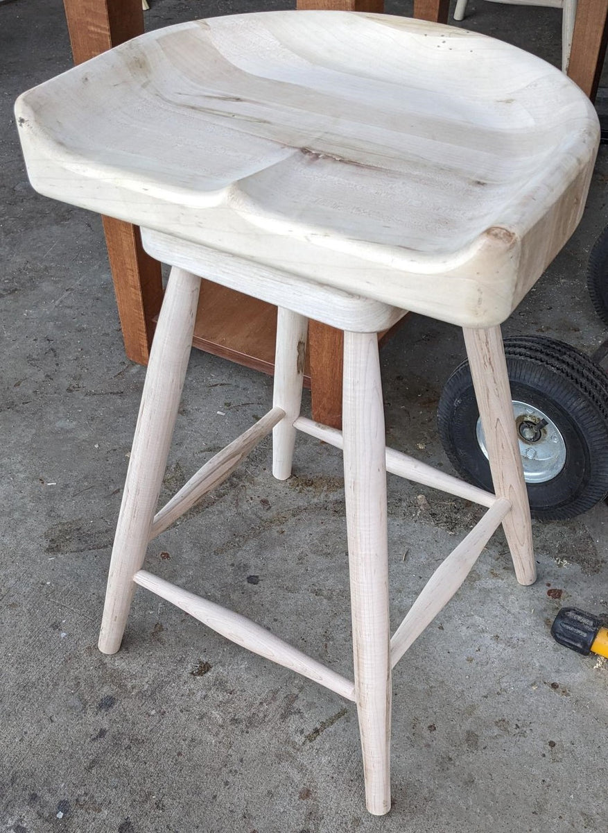 Swivel Tractor Seat Maple Bar Stool Kit – Oapex Ltd.