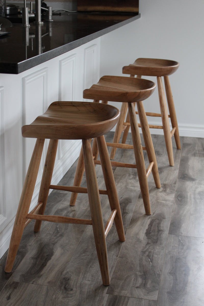 Handmade Maple Tractor Wagon Seat Bar Stool Kit – Oapex Ltd.