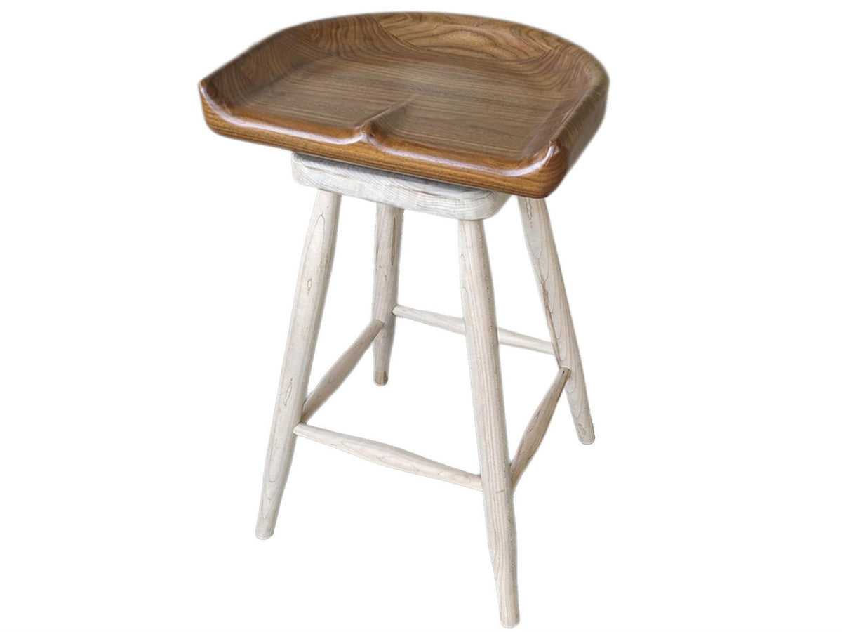 Swivel Tractor Seat Black Walnut Bar Stool Kit – Oapex Ltd.