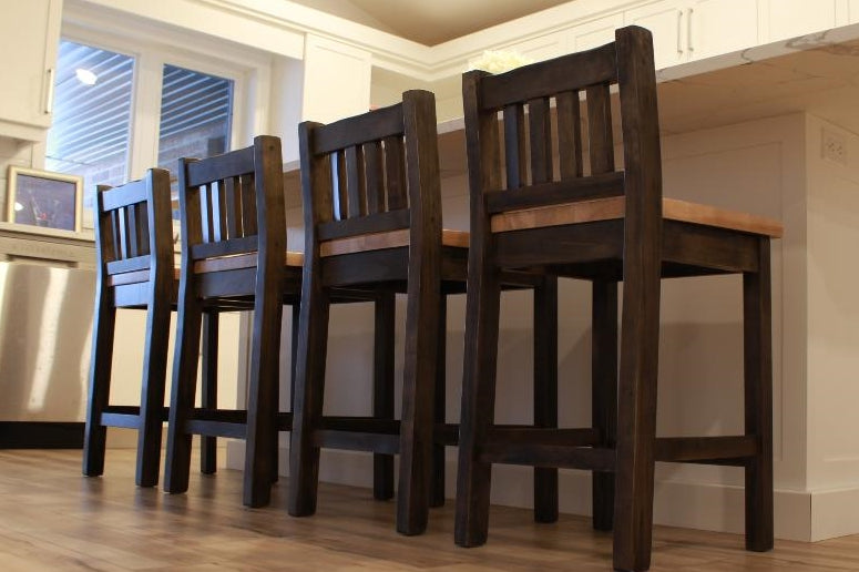 Slatback Maple Bar stool – Oapex Ltd.