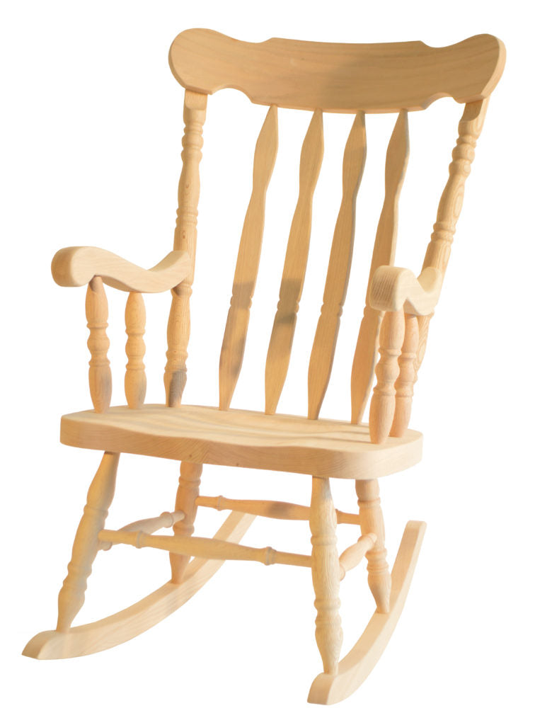 Traditional Red Oak Rocking Chair Kit – Oapex Ltd.