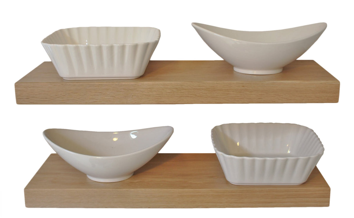 Custom Built White Oak Floating Shelf – Oapex Ltd.